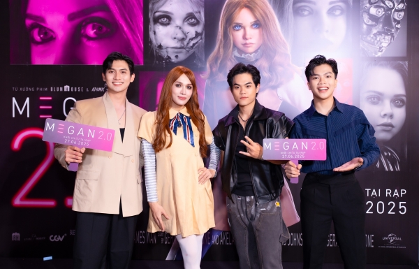 Ra mắt "Megan 2.0" tại TP. HCM: Phi Thanh Vân khuấy động với lô tô, hai nàng Megan "song kiếm ...